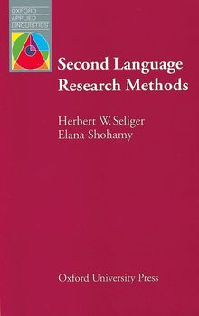 "Second Language Research Methods" скачать fb2, rtf, epub, pdf, txt ...