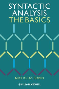 "Syntactic Analysis. The Basics" скачать fb2, rtf, epub, pdf, txt книгу Nicholas Sobin
